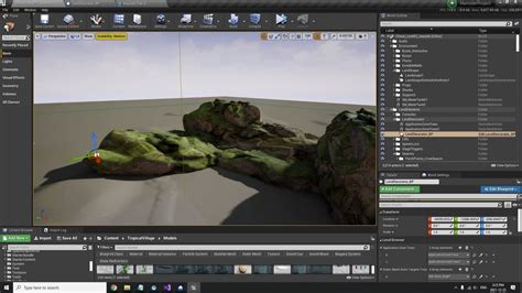 i m creating a level decorator 1st step trees r unrealengine