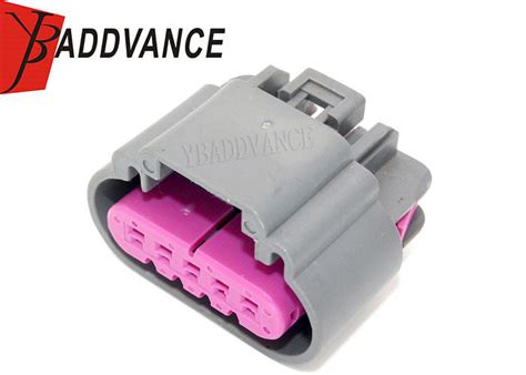 Gray Color 5 Pin Female Plug Socket Connector For Delphi Gt 150 Series