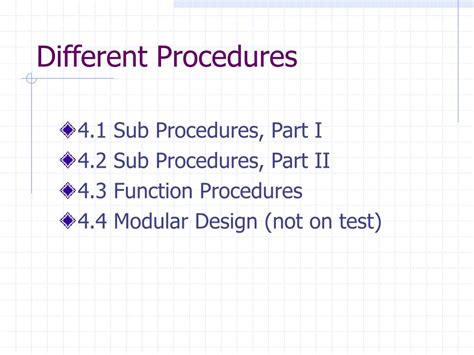 Ppt General Procedures Powerpoint Presentation Free Download Id