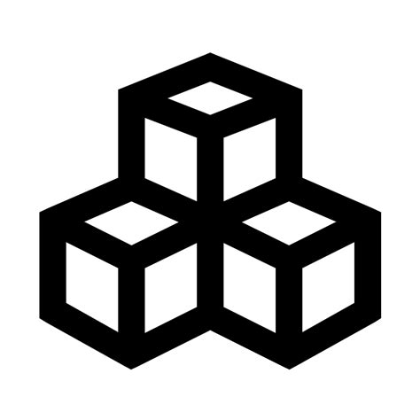 Cubes Solid Vector Svg Icon Svg Repo