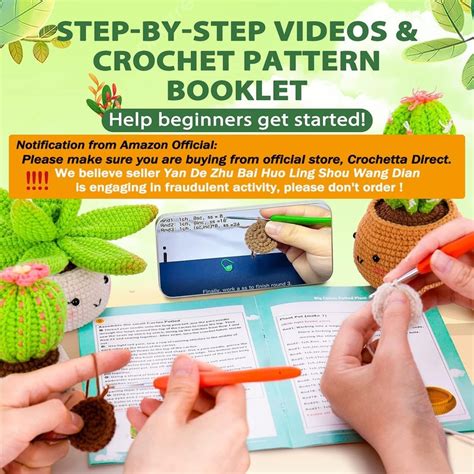 Комплект за плетене на една кука с видео уроци Направи си сам консумативи за плетене 4 пакета