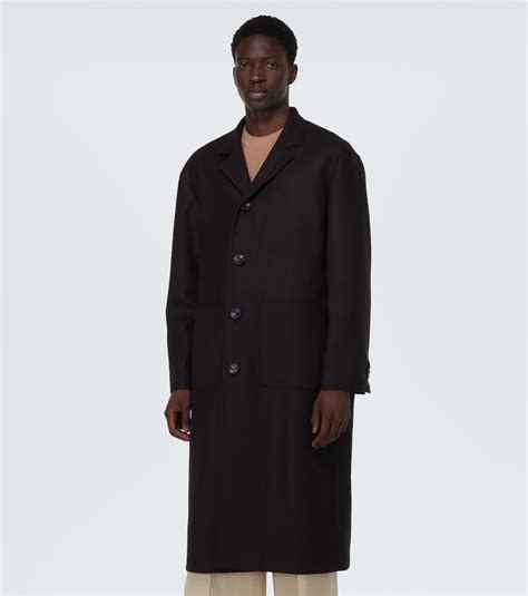 Virgin Wool Coat In Brown Kiton Mytheresa