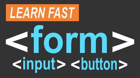Html Form Tag Tutorial With Input Textarea Select Button And Label Tags Youtube