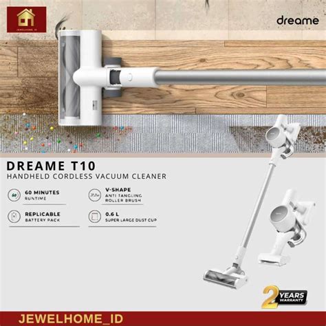 Jual Xiaomi Dreame T10 Handheld Vacuum Cleaner 20KPa Cordless Penyedot ...