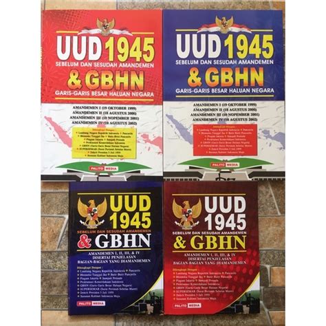 Jual Uud 1945 And Gbhn Besar Kecil Palito Media Shopee Indonesia