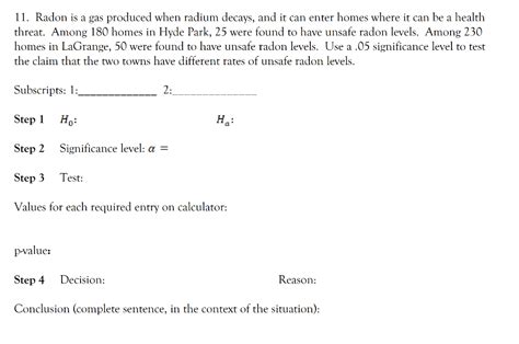 Solved Solve Using Ti84 Stats Test Include Values
