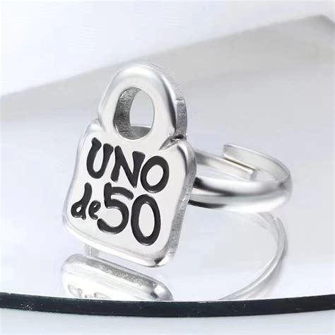 Stainless Steel Uno De 50 Ring Ch230205 P7y75 3uno De And 50 Jewelry