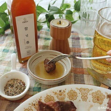 고소함이 가득한 천일농산 중국산 참기름이에요 네이버 블로그