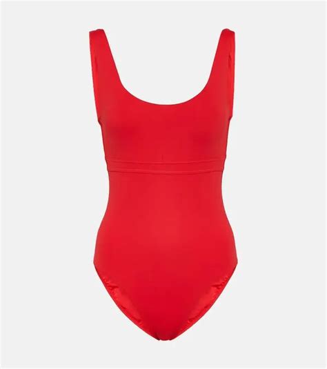 Melissa Odabash Kos Swimsuit Red Editorialist