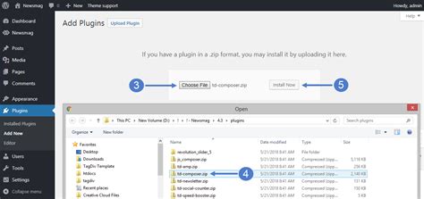 how to update a plugin in newsmag wordpress theme