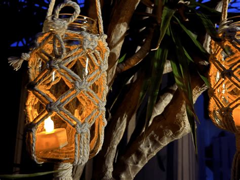 How To Make A Simple Macrame Jar Lantern Free Pattern My Mum The