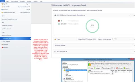 How To Have Language Cloud Display In The Project Settings 4 Machine Translation Trados