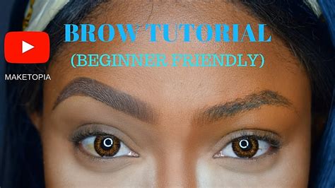 Quick And Easy Brow Tutorial Beginner Friendly Youtube