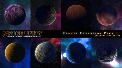 Planet Expansion Pack 01 Space For Unity
