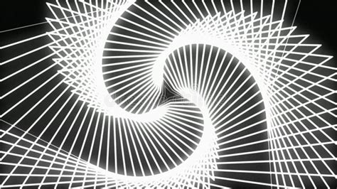 The Background Of White Triangular Lines Moves And Rotates To Form A