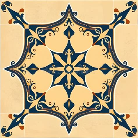 The Base Of The Tile Is Designed And Painted In Vector After Applying A