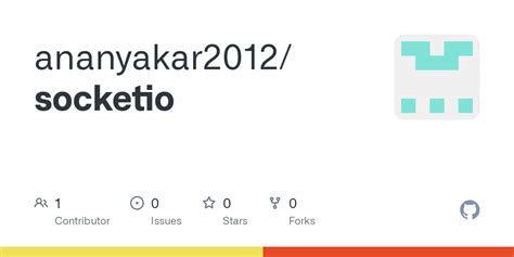 Github Ananyakar2012socketio
