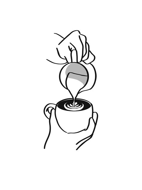 Pin By Mira Atif On Mira Coffee Illustration Coffee Tattoos Coffee Logo