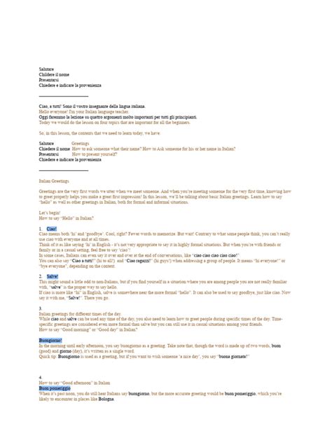 Lesson 1 En Pdf Grammar Syntax