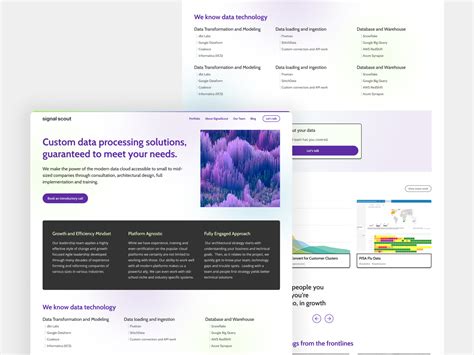 Website Design For A Data Processing Company By Simon Gooder On Dribbble