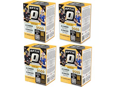 2022 Panini Donruss Optic Football 6 Pack Blaster Box Pink Parallels