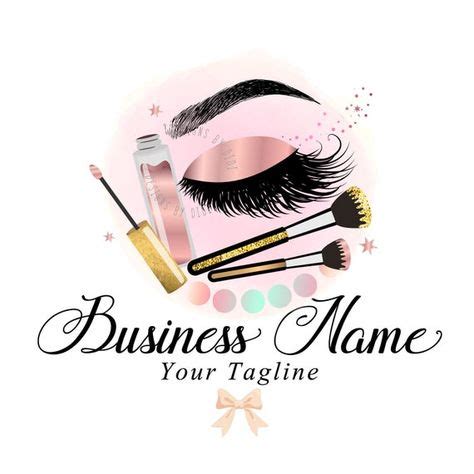 ideas de Lashista disenos de unas logo de artista de maquillaje pestañas dibujos