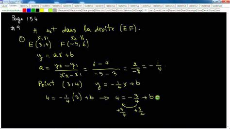 Secondaire 4 Cst Québec Exercices 9 Page 154 Youtube