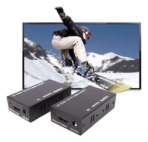 Extensor Hdmi 60 Mts Para El Extensor De Puerto Red Rj45 Cuotas Sin