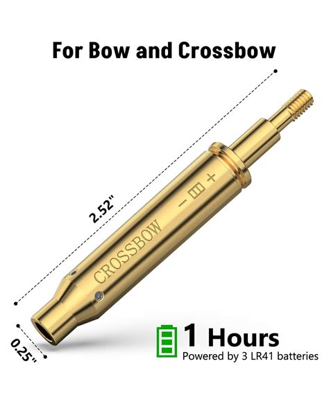 Cvlife Crossbow Red Laser Bore Sight Tactical Crossbow Laser Boresight Cvlife Crossbow Red Laser Bore Sight Tactical Crossbow Laser Boresight