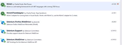 Selenium The Type Or Namespace Namespace Webdriver Could Not Be