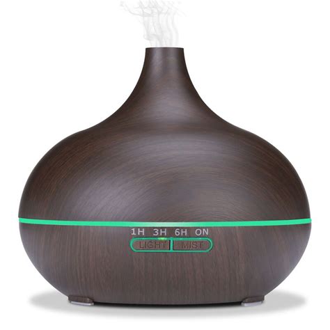 Ml Aromatherapie Etherische Olie Diffuser Houtn Grandado