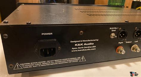 Kandk Audio Mmmc Dual Input Hybrid Tube Phono Preamp Stage Photo