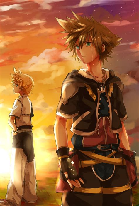 Anime Roxas Kingdom Hearts Wallpapers Wallpaper Cave