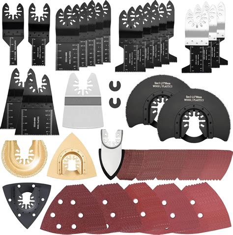 Mix Oscillating Saw Blades Set Oscillating Multitool Blades Wood Metal