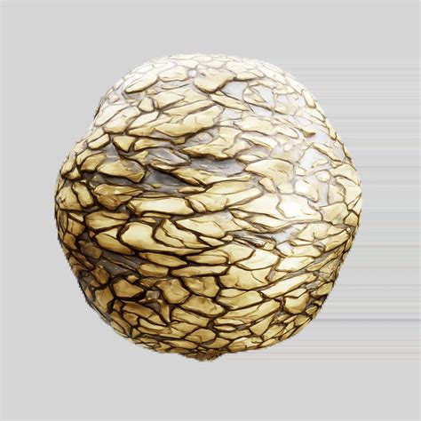 Stylized Gold V2 Seamless Texture Flippednormals