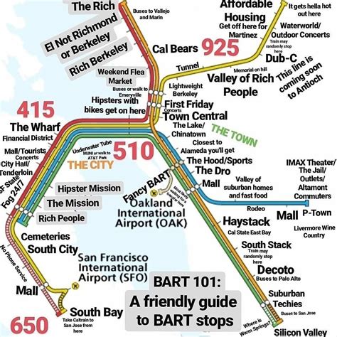 Printable Bart Map Free Printable Maps