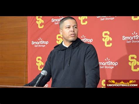 Usc Cornerback Coach Donte Williams Re Introduction Youtube