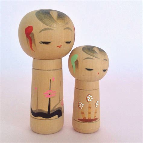 Many new cute kokeshi dolls on the shop Poupée japonaise Poupées