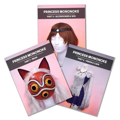 San Princess Mononoke Cosplay Tutorials And Patterns Digital Download