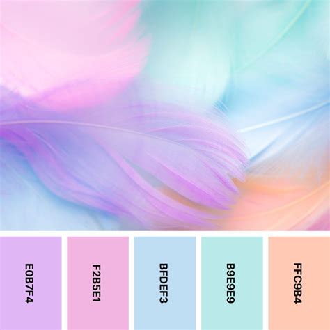 31 Light Color Palettes For Airy Designs Color Meanings In 2024
