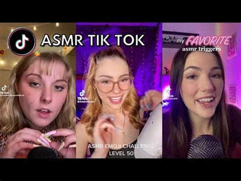 Asmr Tik Tok Compilation Youtube