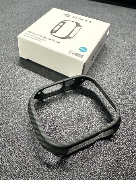 PITAKA Carbon Fiber Link Bracelet Air Case For Apple Watch Ultra Mobile Phones Gadgets