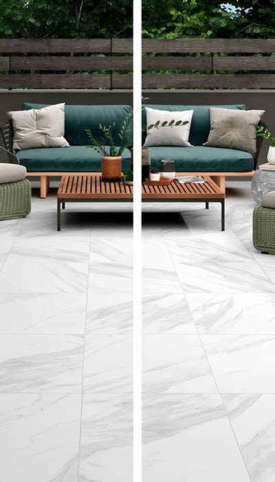 Gresie Albă De La Ceramall Stil Modern Pentru Living și Bucătărie