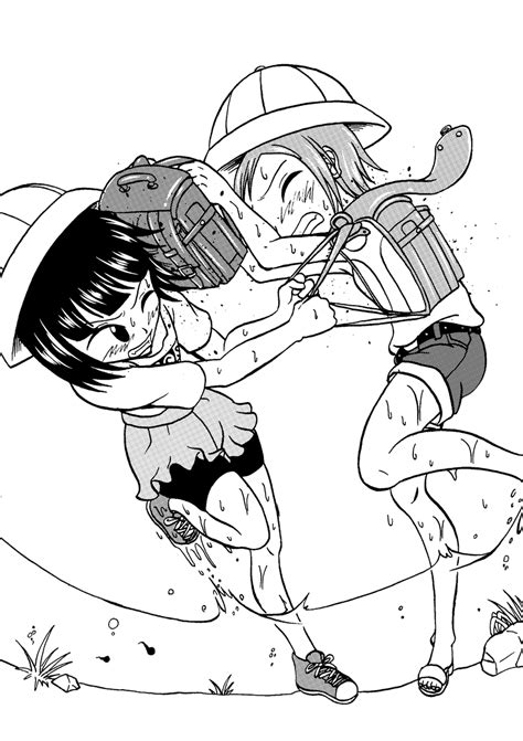 Tagme 2girls Backpack Bag Catfight Hat Multiple Girls Wet Image View Gelbooru