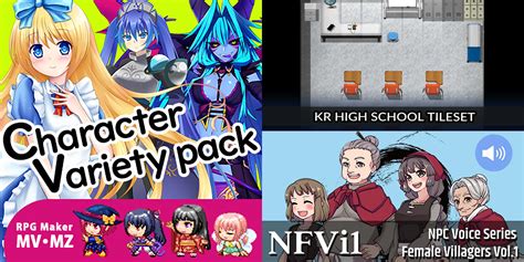 New Releases Character Variety Pack Kr High School Tileset Npc