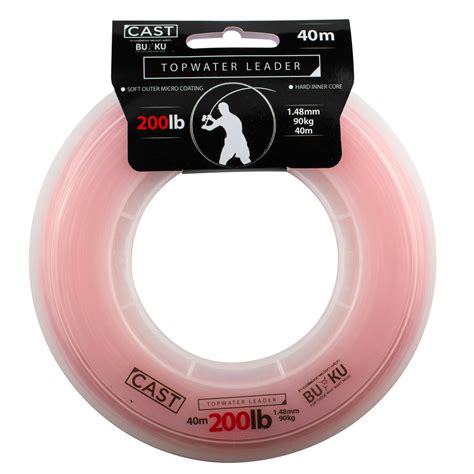 Cast Buku Topwater Leader Tackle World
