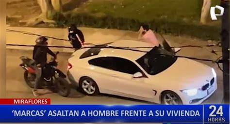 Miraflores Delincuentes Roban A Una Persona