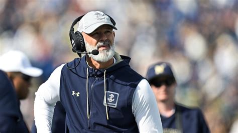 Navy Head Coach Brian Newberrys Salary Career Record Age And Resume
