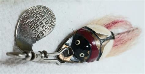 Early Vintage Lur All Co Brass Beetle Bug Lure 4597684060