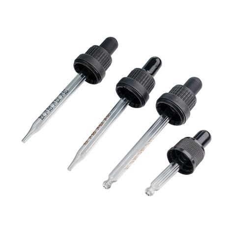 Laboratory Glass Dropper Dispensing Essential Oil Dropper Glass Dropper